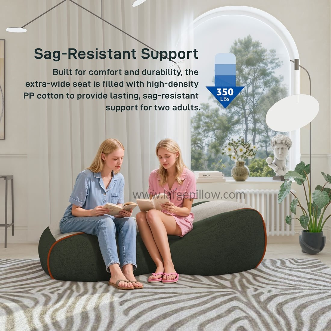 Ergonomic Zero Gravity Bean Bag Lounge Chair for Comfort